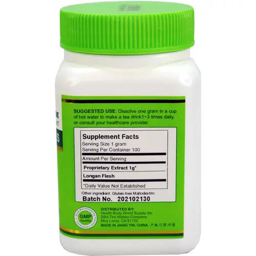 Long Yan Rou(Longan Flesh) 100mg