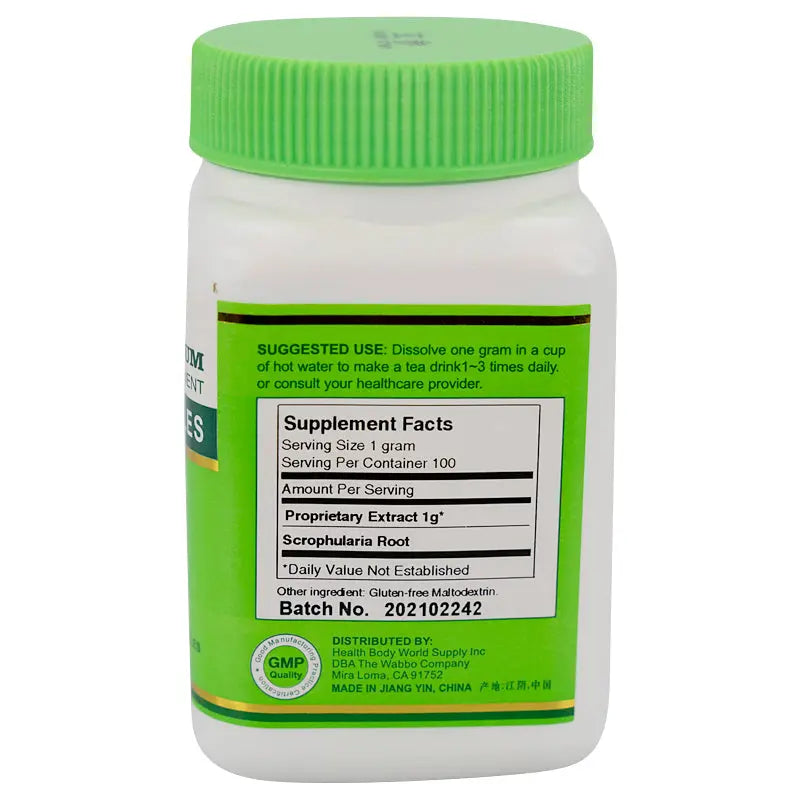 Xuan Shen(Scrophularia Root)100mg