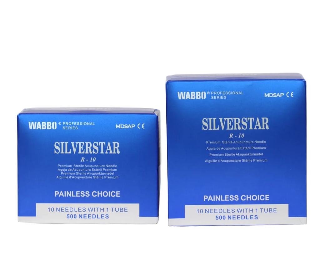 Wabbo Acupuncture Needles - Silverstar S-Type, 500 PCS