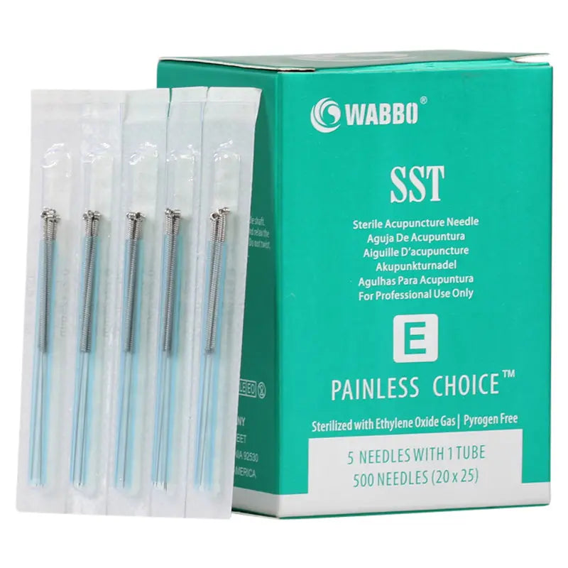 Wabbo Acupuncture Needles SST E-Type (5 Needles/Tube, 500 PCS/Box)