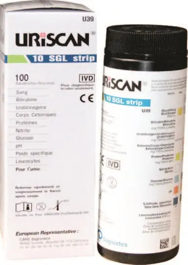 Uriscan test strips (10sg) 100strips/box